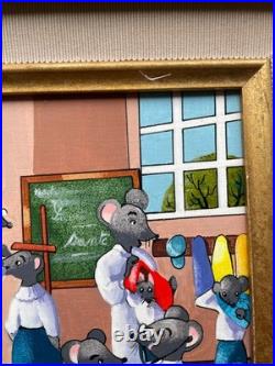 Art naïf Tableau Peinture Charlotte Lachapelle visite médicale Médecine ...