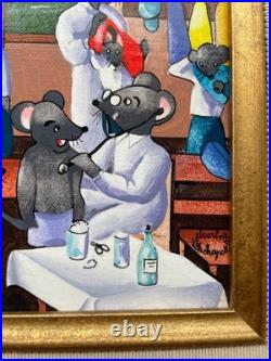 Art naïf Tableau Peinture Charlotte Lachapelle visite médicale Médecine ...